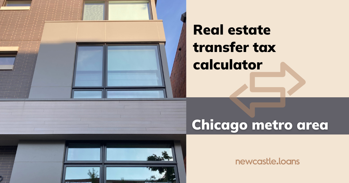 Real Estate Transfer Tax Calculator | Chicago metro area